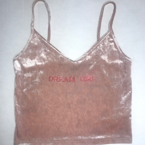 Forever 21 | Tops | 200s Forever2 Pink Velvet Tank Top Crop Top | Poshmark